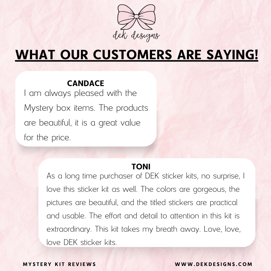 DEK Designs Mystery Kit Subscription | DEK Designs