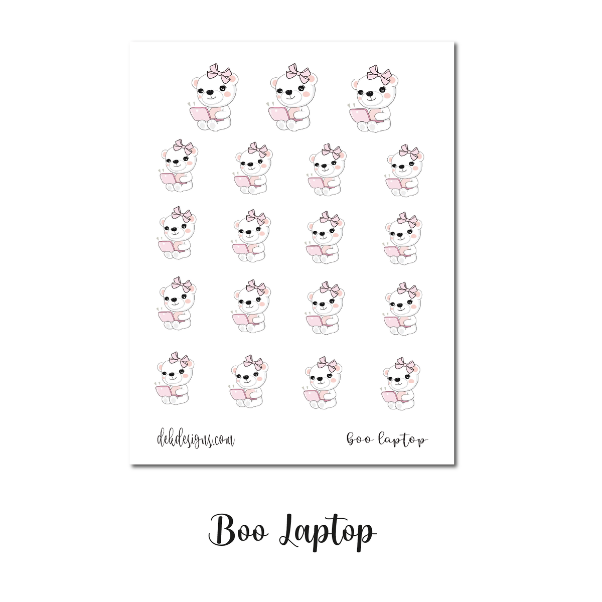 Boo Laptop | DEK Designs