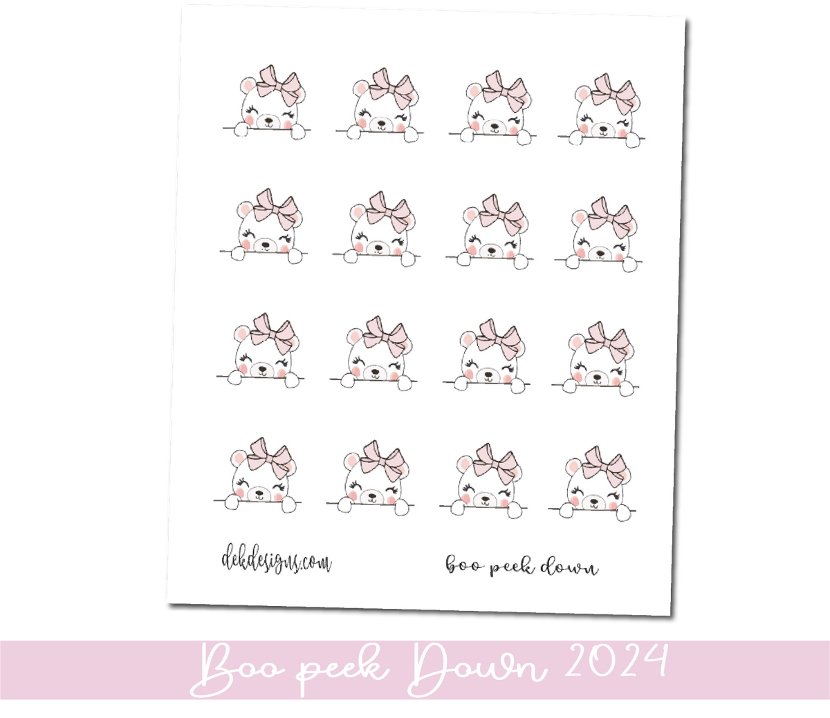 Boo - Peek Down | DEK Designs