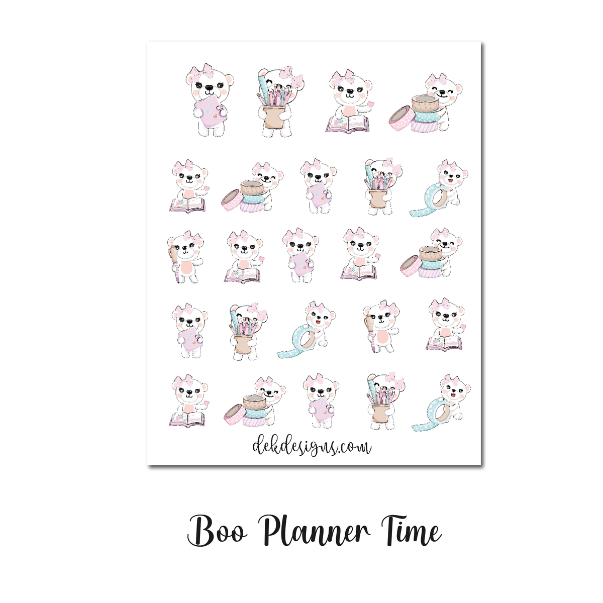 Boo Planner Time | DEK Designs
