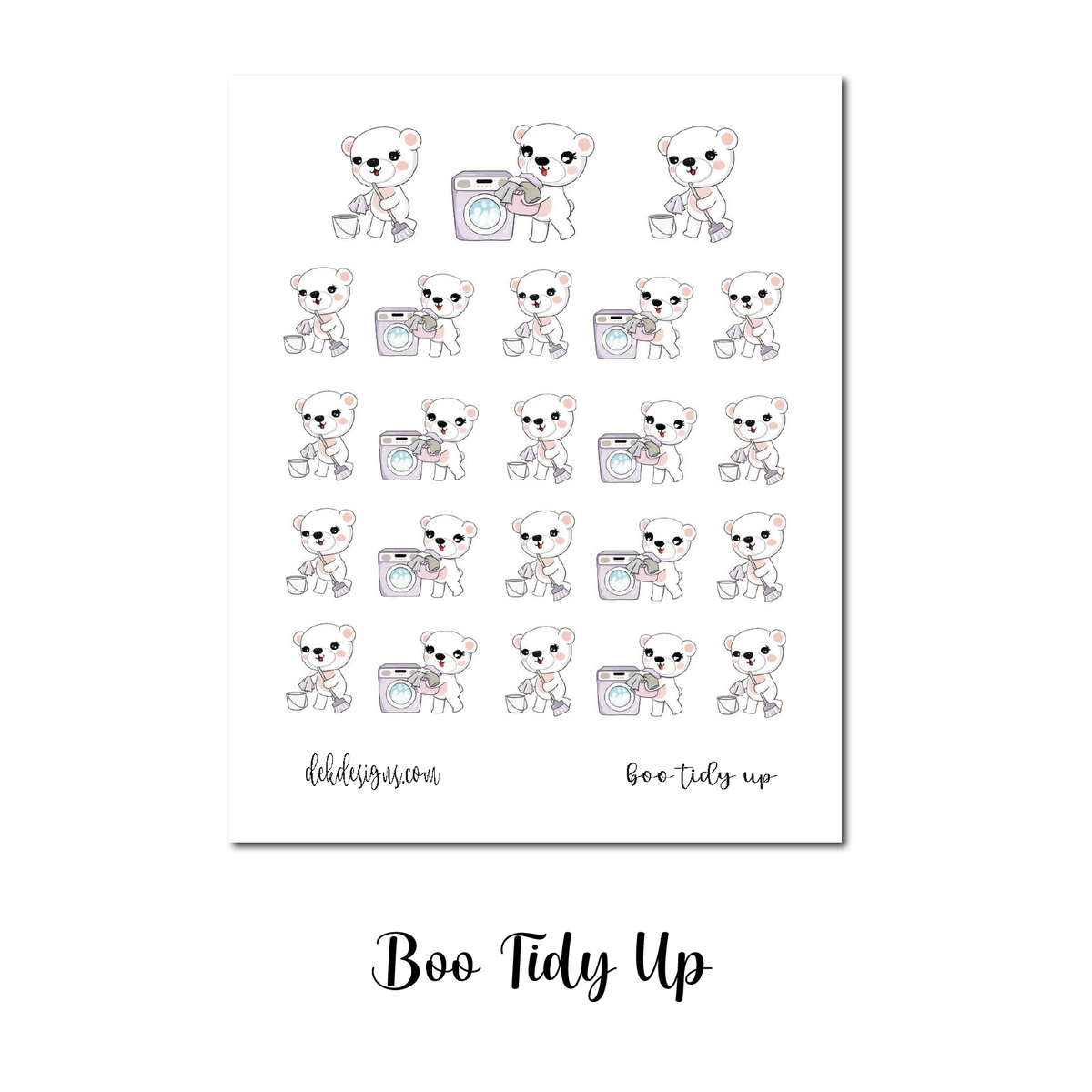Boo Tidy Up | DEK Designs